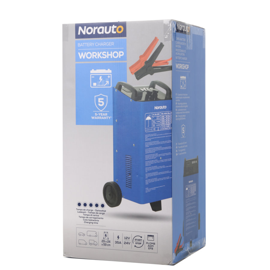 Caricabatterie e starter auto NORAUTO 35A 12/24V : Norauto.it