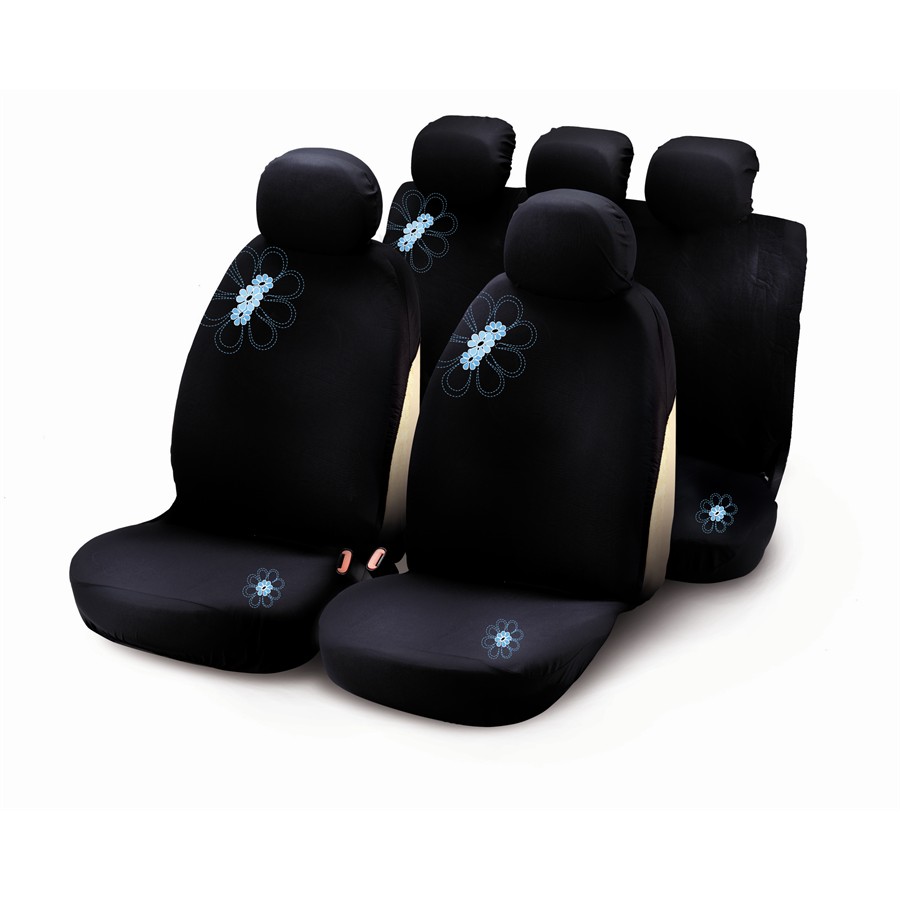Set completo di Coprisedili auto BOTTARI Flower spring blu universali ...