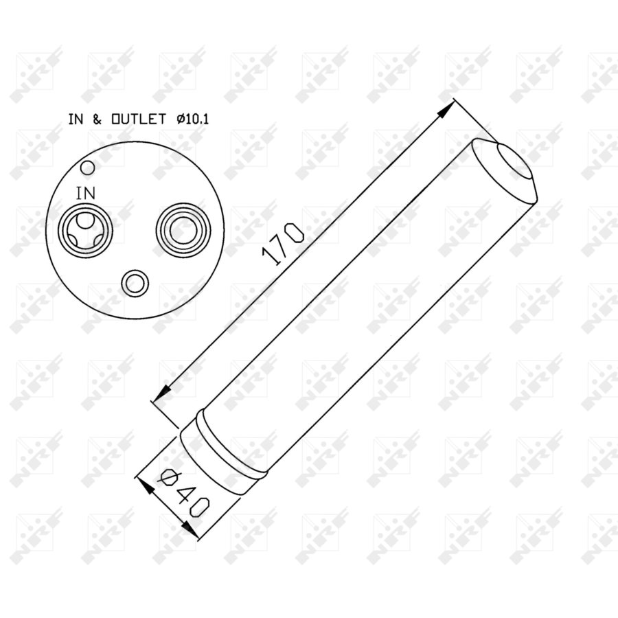 Filtro disidratatore NRF 33285 - Norauto