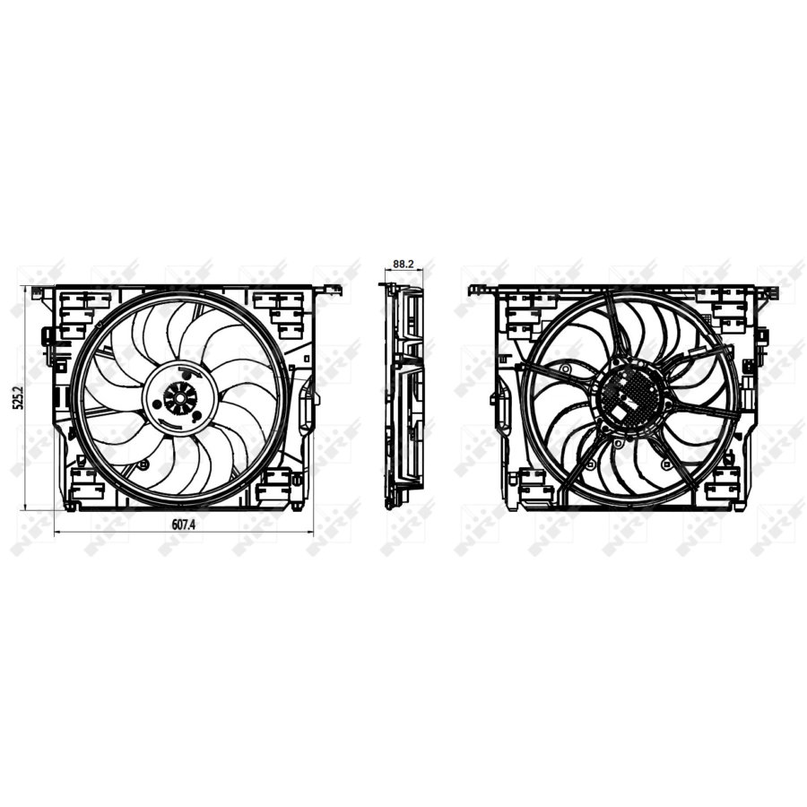 Ventola di raffreddamento motore NRF 47839 : Norauto.it
